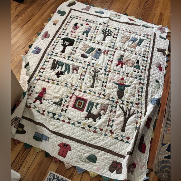 Bedding | Vintage 9s Cottagecore Farmhouse Quilt | Poshmark